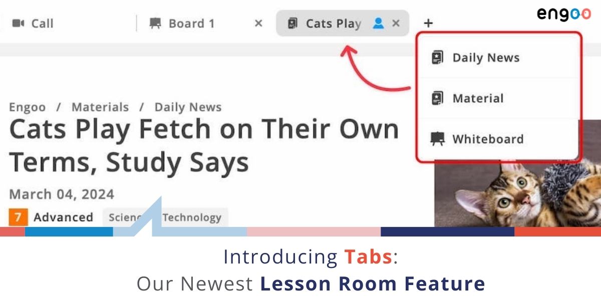 Introducing Tabs: Our Newest Lesson Room Feature | Engoo Blog